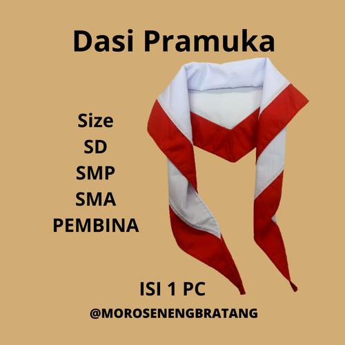 Jual Dasi Hasduk pramuka SD SMP SMA Pembina - Kacu - Kota Surabaya ...