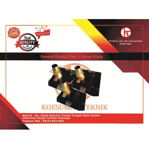 Jual corong slump test kerucut abraham test dan base plate slump test ...