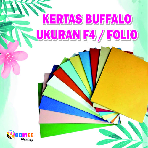 Jual KERTAS KARTON BUFFALO F4 ORIGINAL TEBAL TERMURAH BANYAK WARNA ...