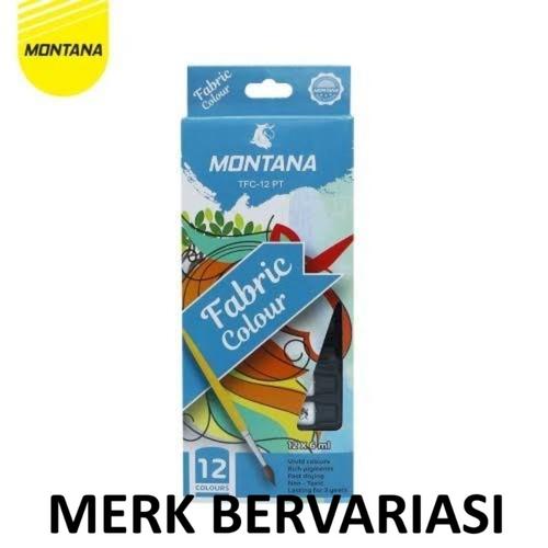 Jual Cat Kain Textil Fabric Colour 12 Warna 6ml 1 Set - Kota Surakarta ...