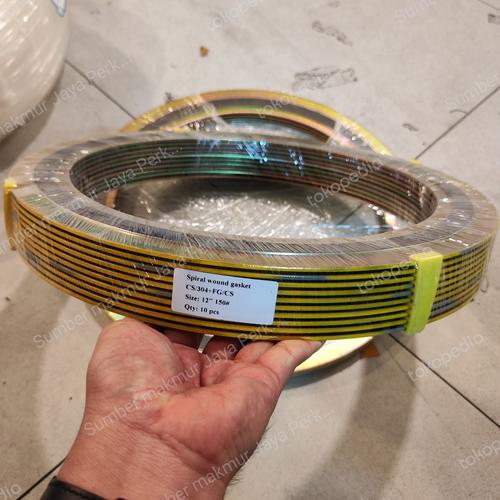 Jual SWG Ansi 150 CS ( Spiral Wound Ansi 150 Carbon Steel ) 12" inch ...