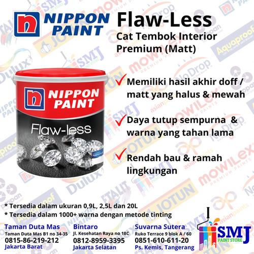 Jual Cat Tembok Interior Premium NIPPON PAINT FLAWLESS Warna Tinting ...