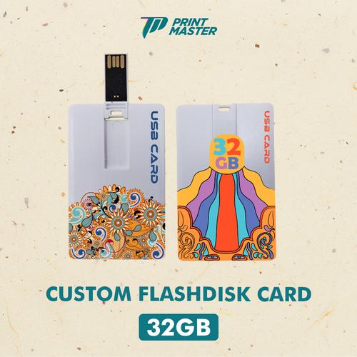 Jual Custom USB / Flashdisk Card Cetak UV 32GB - 1 Sisi - Kota Tangerang Selatan - PTM Print ...