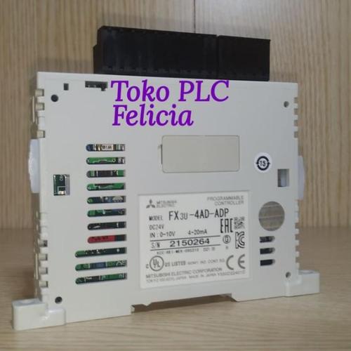 Jual Fx3U-4Ad-Adp Plc Mitsubishi Fx3U 4Ad Adp Analog Input Module - Kab. Tangerang - Industrial ...