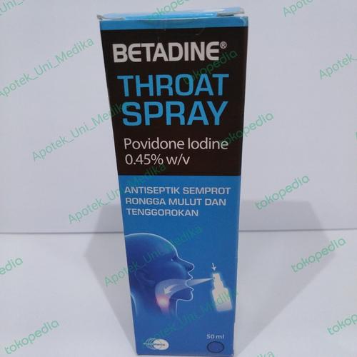 Jual Betadine Throat Spray 50ml - Kota Surabaya - Apotek_Uni_Medika ...
