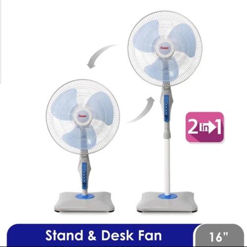 Jual COSMOS : SNQ KIPAS ANGIN BERDIRI 2IN1 DESK & STAND FAN 16 " TWINO ...