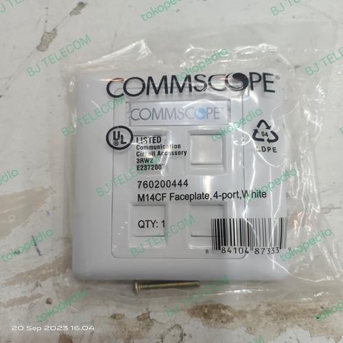 Jual faceplate 4 port systimax commscope - Jakarta Pusat - BJ TELECOM ...