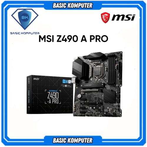 Jual MSI Z490 A PRO ( LGA1200 / Z490 / DDR4 ) Z490-A PRO RESMI 3 TAHUN ...