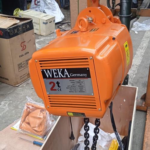Jual Electric Chain Hoist 2 ton x meter 220 volt weka germany - Jakarta ...
