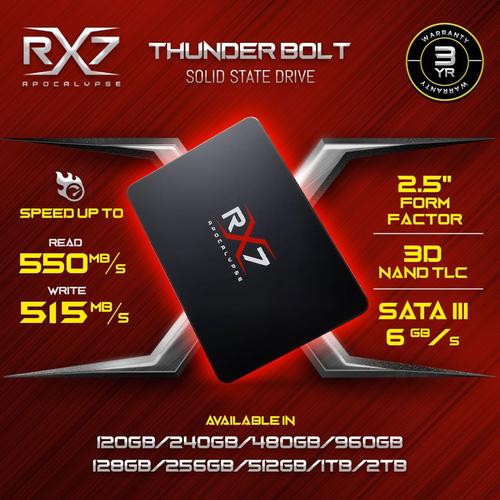 Jual SSD RX7 128GB GARANSI RESMI 3THN - SSD ONLY - Kota Tangerang ...