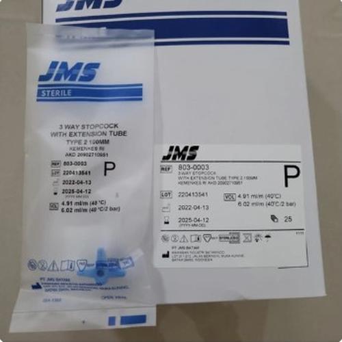 Jual JMS 3 Way Stopcock Extension Tube Type 2 100MM ORIGINAL (Satuan ...