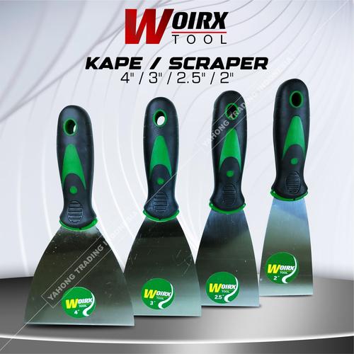 Promo Kape Gagang Fiber Karet 2" 2.5" 3" 4" inch Scraper Besi - 2 inch ...