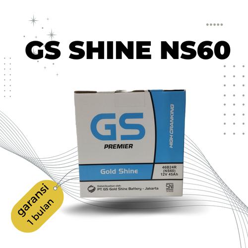 Jual Aki Mobil GS GOLDSHINE NS60 (46B24R) Terios (2006-2010) 45ah Aki ...