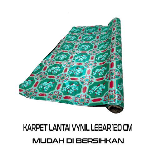 Jual Karpet Plastik Vynil PVC Meteran untuk Lantai Maupun Meja - Bunga ...