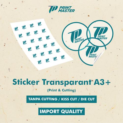 Jual Cetak Stiker A3+ | Cetak Stiker Transparan| Bahan Import - Tanpa ...