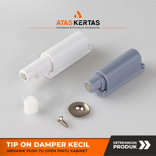 Jual Tip on push to open magnet kecil / Push on damper pintu lemari ...