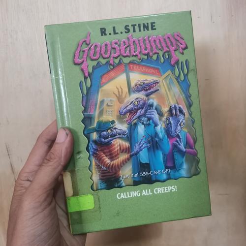 Jual Novel Import Goosebumps R L Stine Calling all creeps - Kota ...