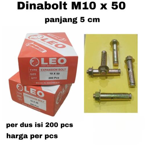 Jual Dynabolt ukuran 10 x 50 cm Baut Dinabolt 5 cm Dinabolt Bracket Set ...