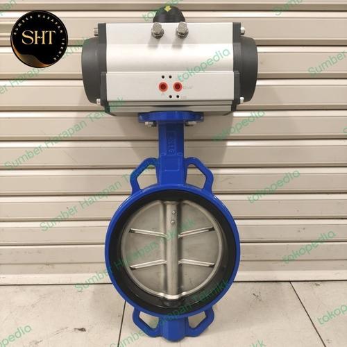 Jual 5" Inch Butterfly Valve Cast Iron Pneumatic Actuator - Jakarta ...