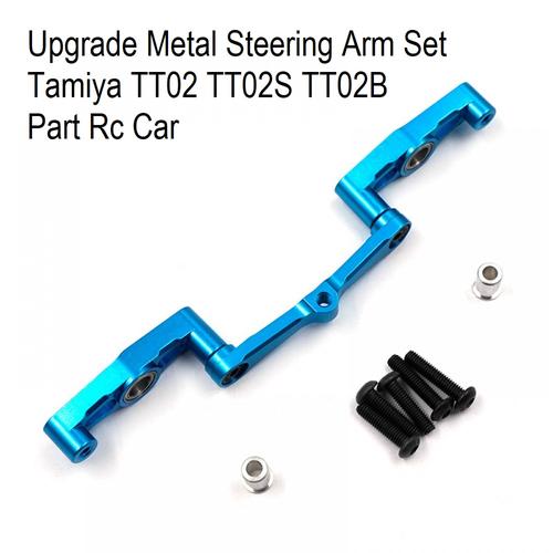 Jual Upgrade Metal Steering Arm Set Tamiya TT02 TT02S TT02B Part Alu Rc Car - Kota Bandar ...