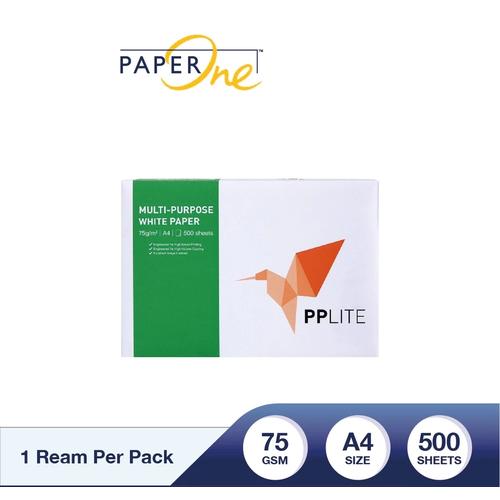 Jual Kertas HVS PPLITE Multi-Purpose White Paper A4 (75g, 500 lembar ...