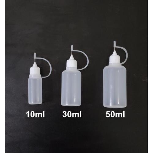 Jual Botol jarum/tetes utk vape henna lem oli craft fine tip 10mL 30mL ...