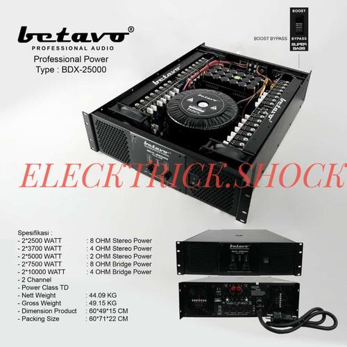 Jual Professional Power Betavo BDX-25000 - Jakarta Utara ...