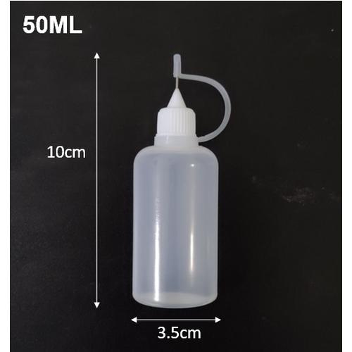Jual Botol jarum/tetes utk vape henna lem oli craft fine tip 10mL 30mL ...