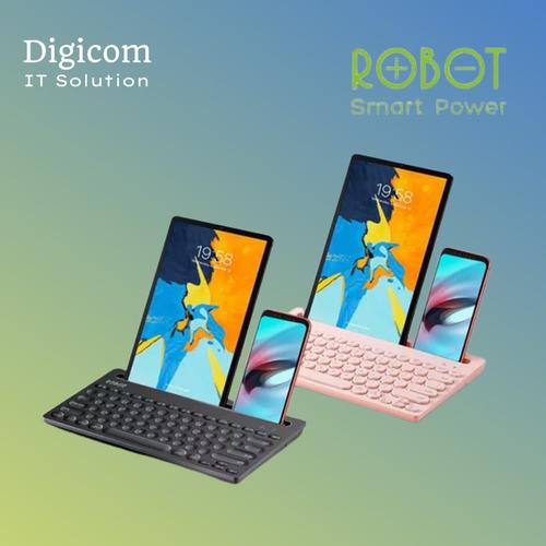 Jual KEYBOARD BLUETOOTH ROBOT KB10 READY FOR 3 DEVICE - Hitam - Kota ...