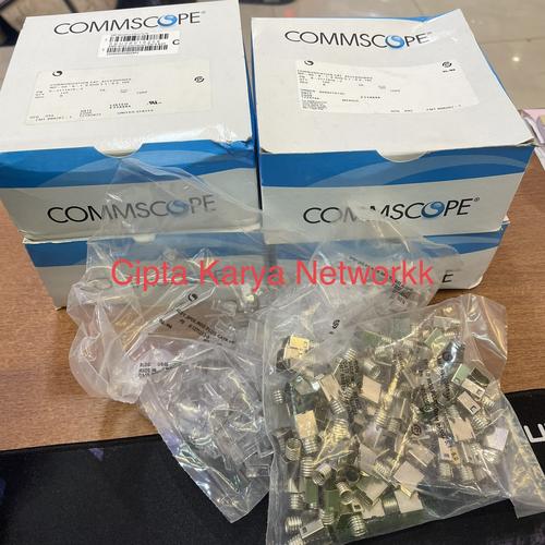 Jual Connector Rj45 Commscope AMP Cat6 conector Cat 6 Original 1pack ...