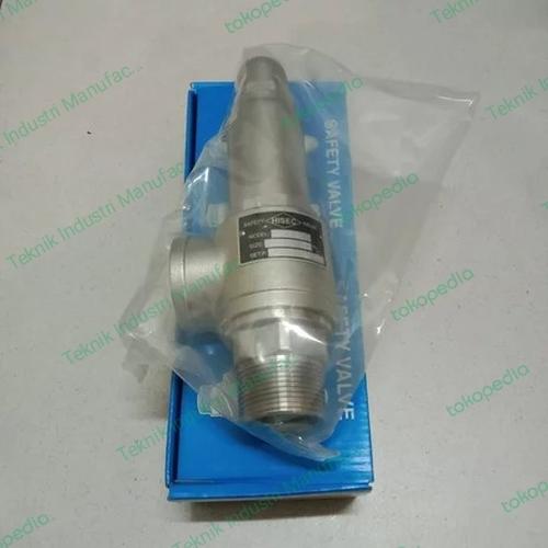 Jual Safety Valve Stainless SS 304 HISEC Drat 1/2" inch 10Bar / kg ...