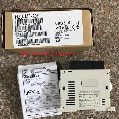 Jual Ready Stok Plc Mitsubishi Fx3U-4Ad-Adp Fx3U 4Ad Adp Analog Input ...