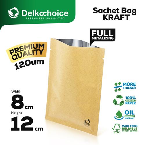 Jual KEMASAN SACHET KRAFT BUNGKUS SASET DRIP BAG COFFE KOPI BUBUK 8X12 ...