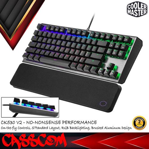 Jual Cooler Master CK530 V2 TKL RGB Mehcanical Keyboard Gaming CK-530 ...