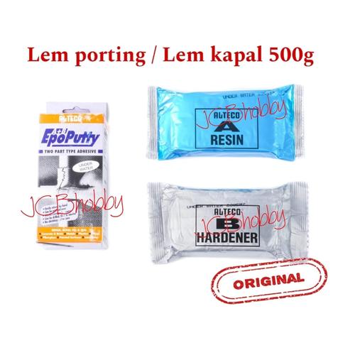 Jual Lem Epo Putty Alteco Lem porting 500 g asli original - Kab ...