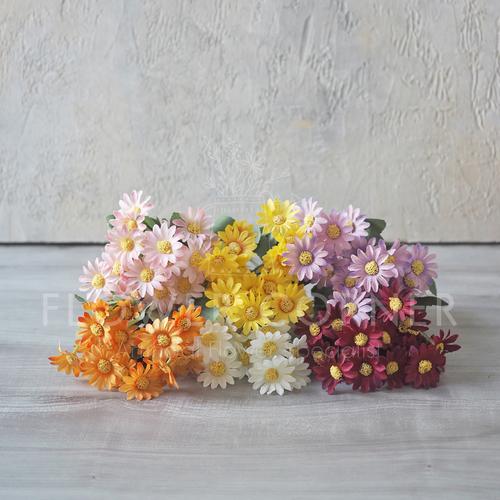 Jual Bunga Artificial Mini Daisy Bunch Pastel (B23158) - Kuning ...