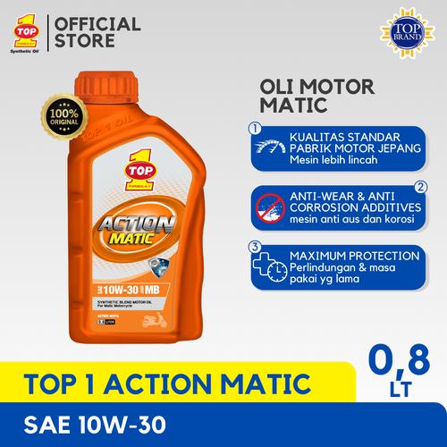 Promo Oli Motor Matik ACTION MATIC SAE 10W-30 0.8L - Beat - Sccopy ...