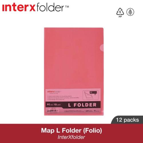 Promo Interxfolder Map Tebal Plastik Bening F4 (Folio) / Map L FC ...