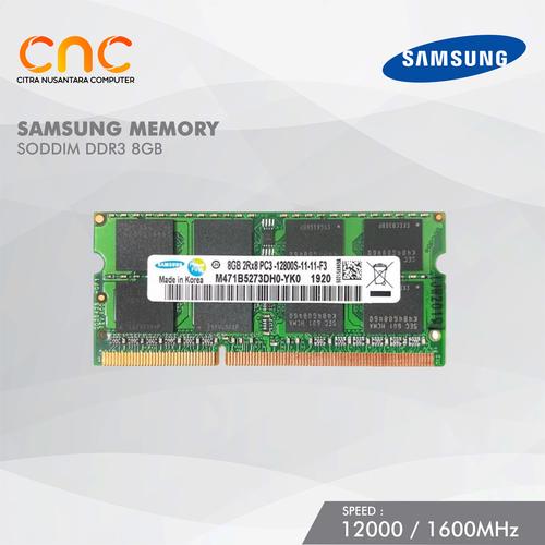 Jual RAM / MEMORY SAMSUNG NOTEBOOK / LAPTOP DDR3 8GB - Kota Denpasar - Citra Nusantara Computer ...