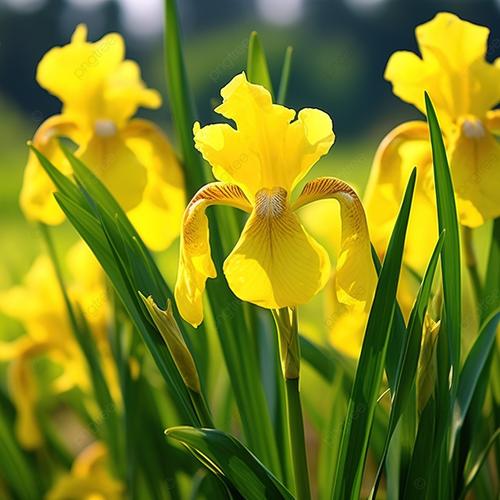 Jual Tanaman Bunga Iris Kuning /walking Iris (Iris pseudacorus) - Kota ...