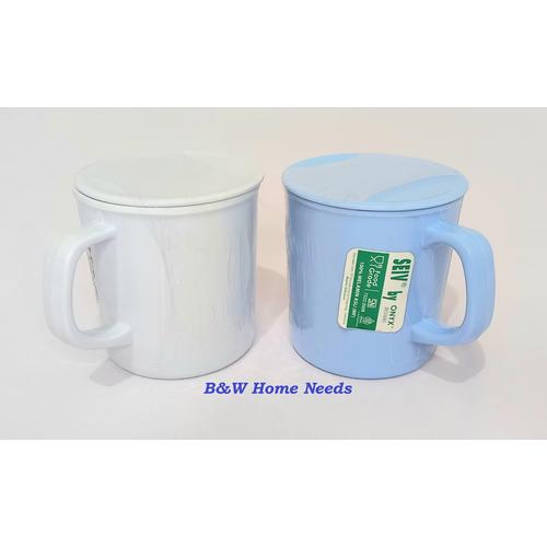Jual Seiv Cangkir Mug 340 ml dengan Tutup 3104 Seiv By Onyx Melamin ...