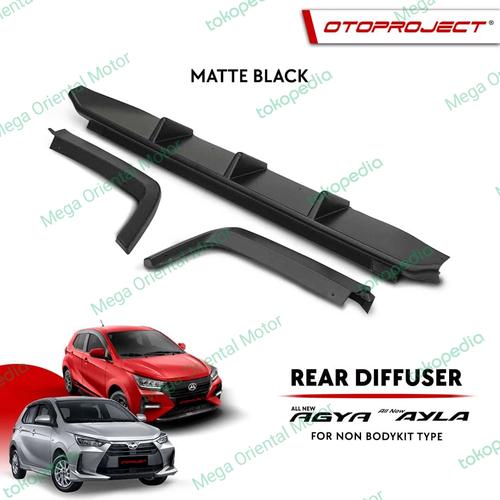 Jual Rear diffuser bumper belakang All New Agya 2023 Otoproject ...