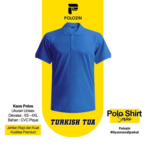 Promo Polozin | Kaos Polo Shirt Kerah Polos Pria Wanita CVC - Turkish ...