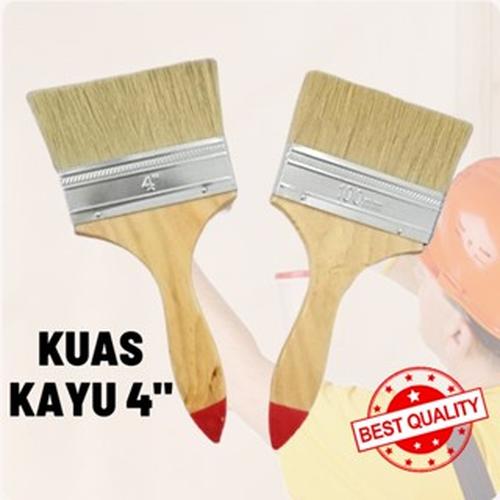 Promo KUAS CAT 4 INCH/ KUAS CAT TEMBOK MURAH/KUAS CAT TESON/ALAT CAT ...