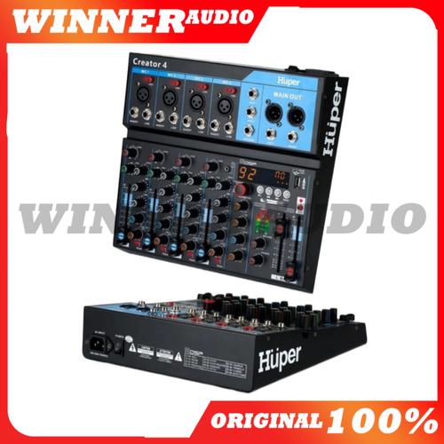 Jual MIXER AUDIO HUPER CREATOR 4 CHANNEL CONSOLE ORIGINAL - Jakarta ...