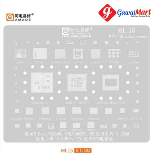 Jual PLAT AMAOE CETAKAN IC SM8450 SM8250 WCN6851 MI15 ORI AMAOE MI 15 - Jakarta Pusat - Gawai ...