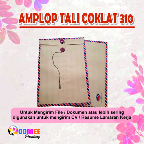 Jual AMPLOP COKLAT BERTALI MURAH UKURAN F4 / MAP COKLAT TALI - Kab ...