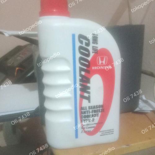 Jual Long life coolant honda 1L type 2 biru anti freeze air radiator ...