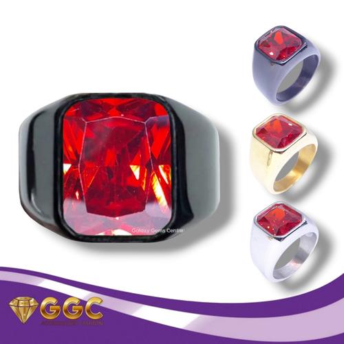 Jual Cincin Pria Titanium Red Garnet Kerren - Jakarta Timur - Galaxy Gems Centre | Tokopedia
