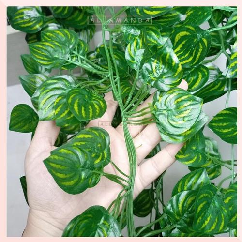 Jual Daun Rambat Plastik Dekorasi Dinding Rumah Tanaman Artificial ...